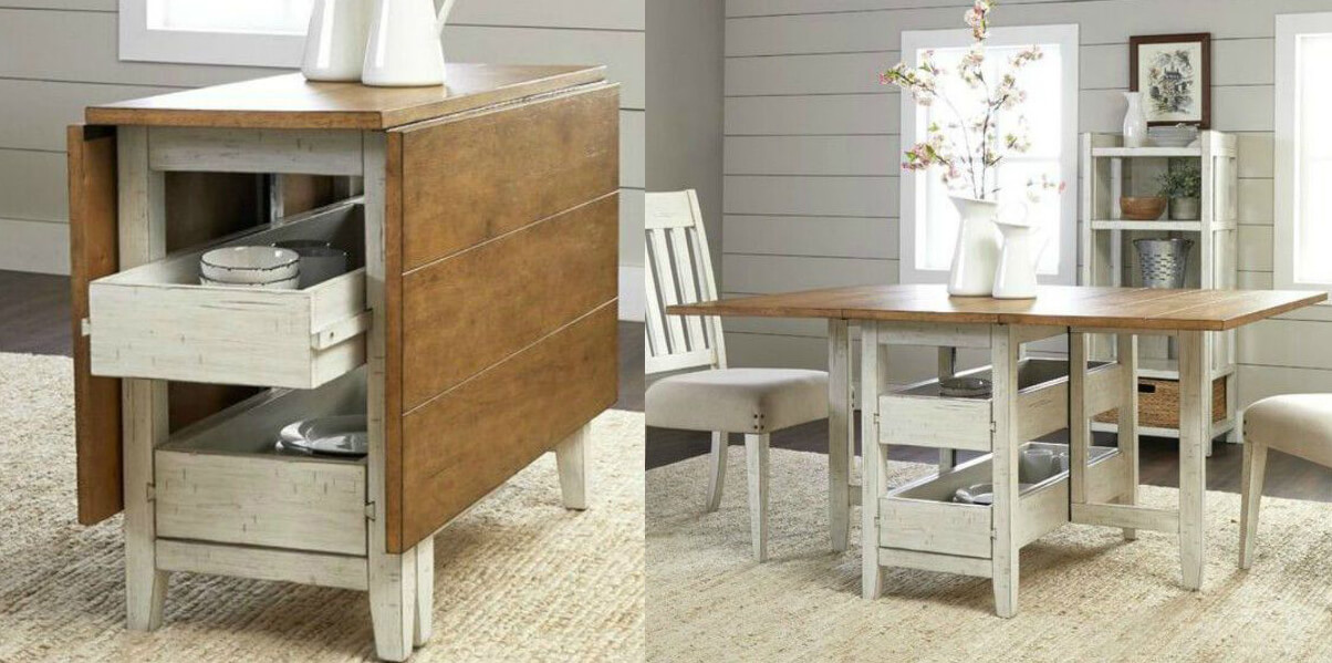 Best Extendable Dining Tables For Small Spaces - WooSmartHome